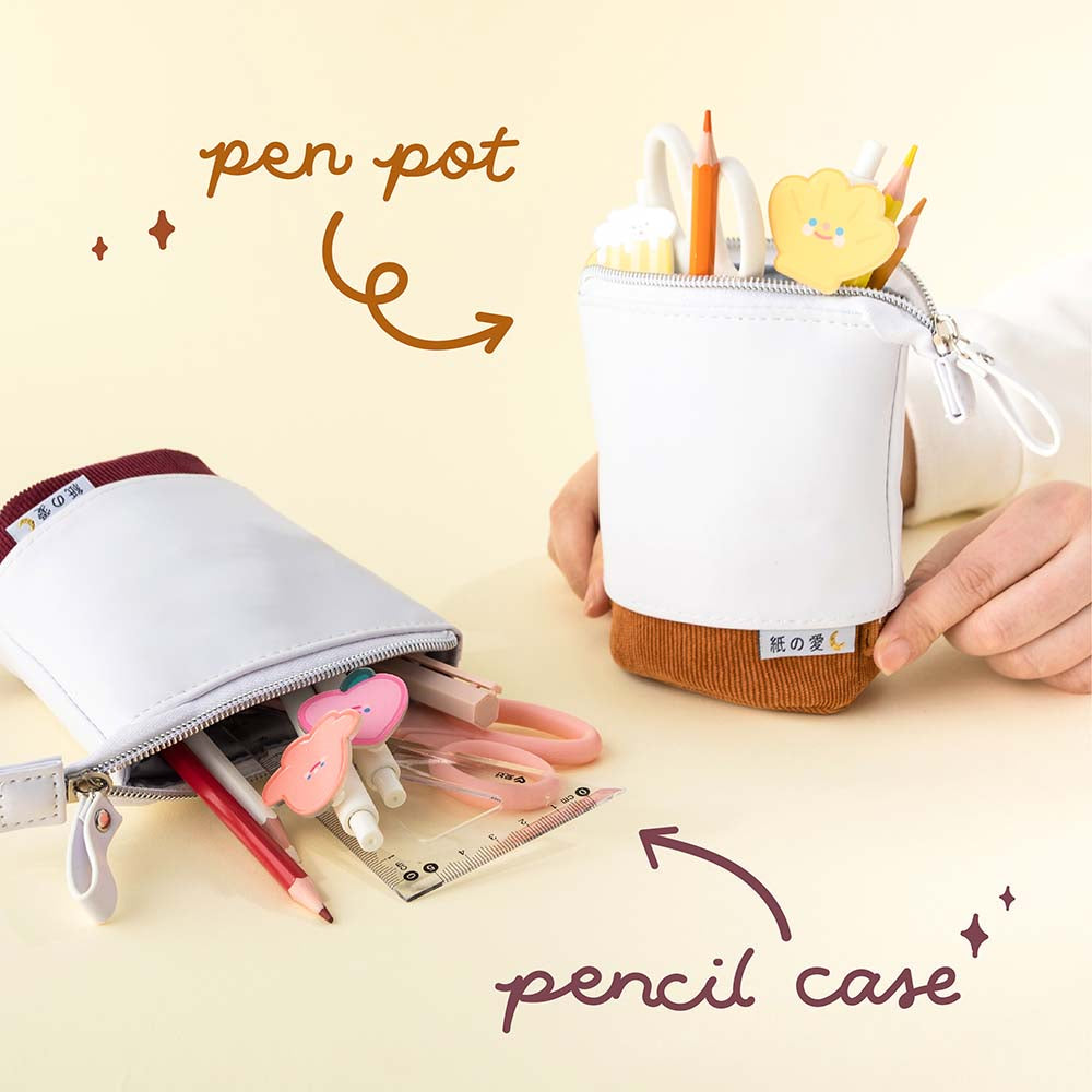 Tsuki ‘Winter Edition’ Pop-up Standing Pencil Case ☾ - NotebookTherapy